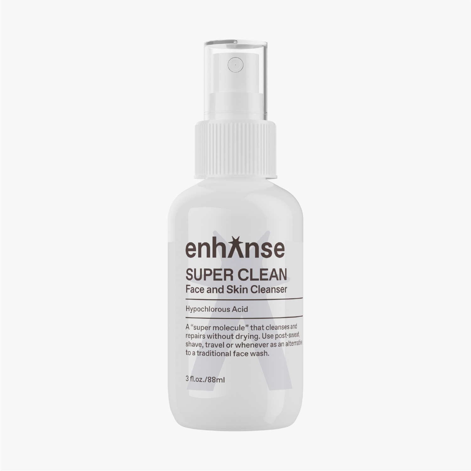 ENHANSE - SUPER CLEAN - Hypochlorous Acid Face + Skin Purifying Spray